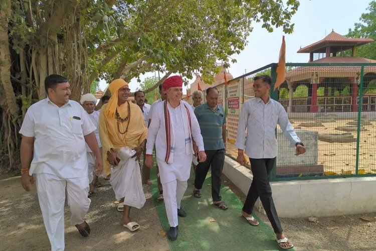 Visit of Parliamentary Affairs, Law and Justice Minister Jogaram Patel ...